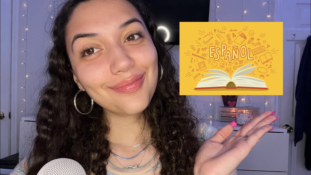 ASMR teaching you spanish part 2 🇵🇷 - YouTube