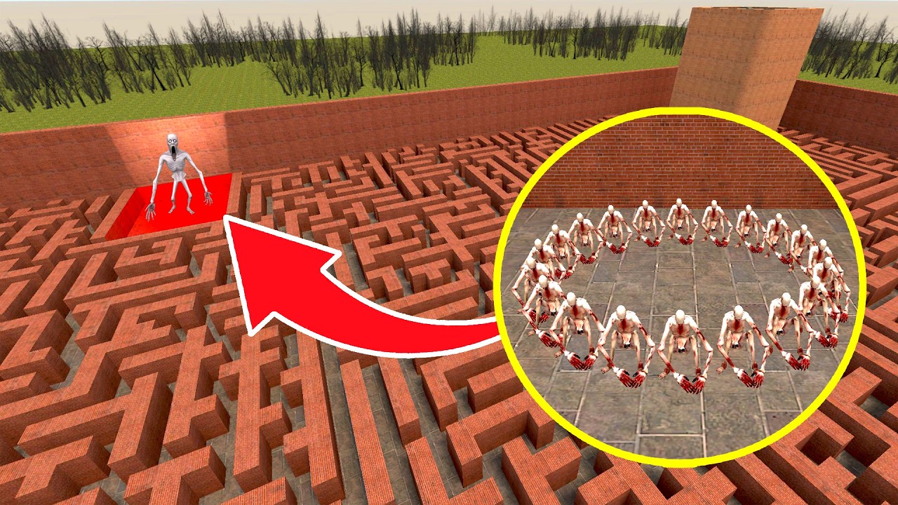 Why You Should NEVER Enter a Maze with SCP 096 in Garry's Mod! - YouTube