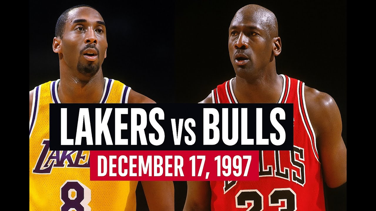 12/17/1997 Lakers vs. Bulls Kobe Bryant Full Game - YouTube
