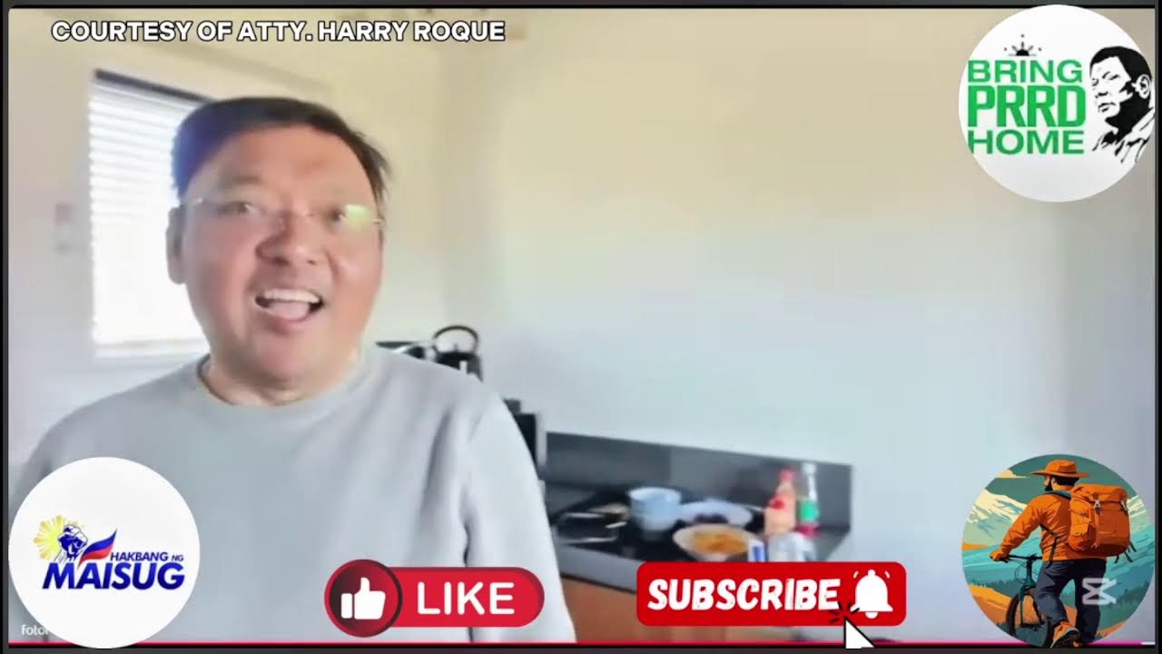 BYE BYE ICC | BRING HOME PRRD | UPDATE FROM HARRY ROQUE - YouTube