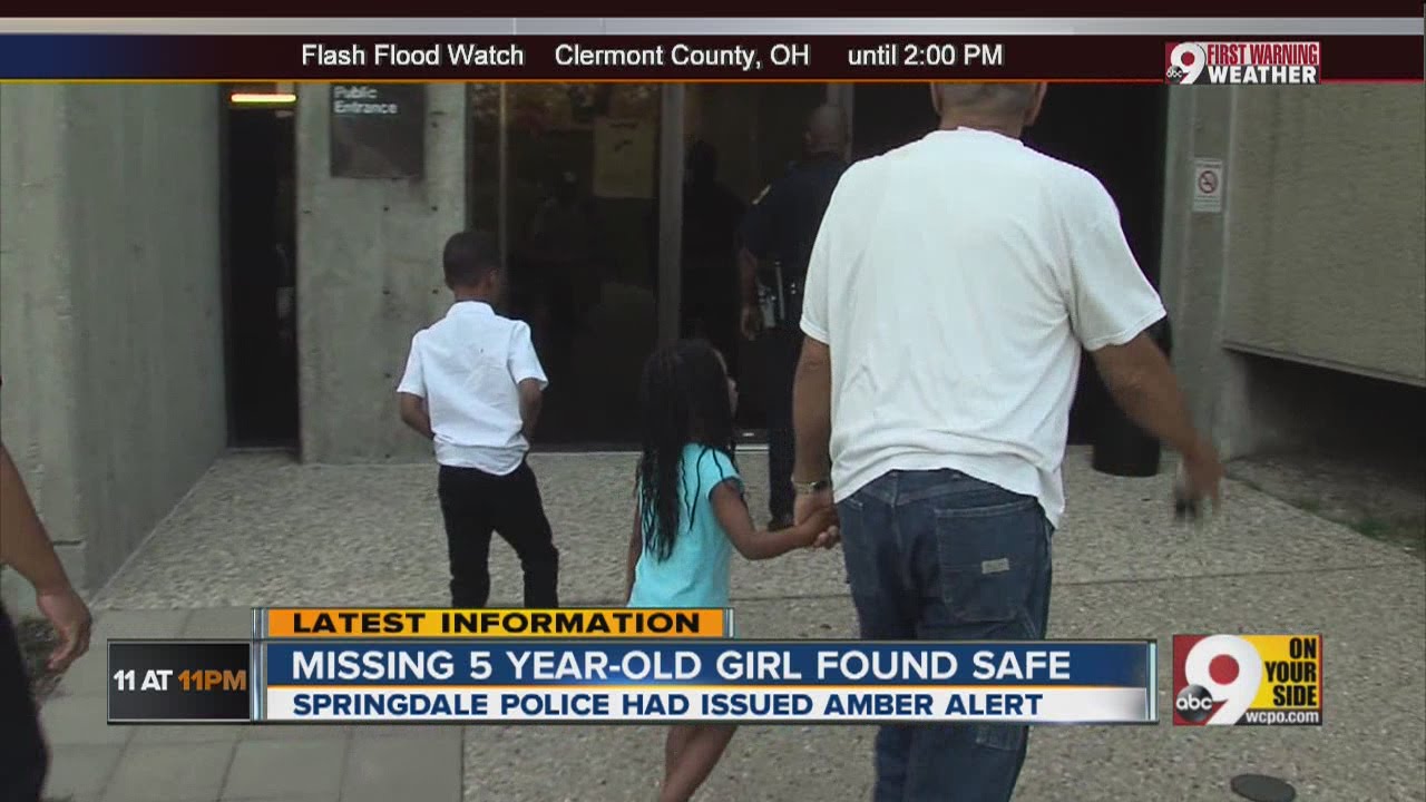 Missing 5 Year Old Girl Found Safe After Amber Alert Issued Youtube