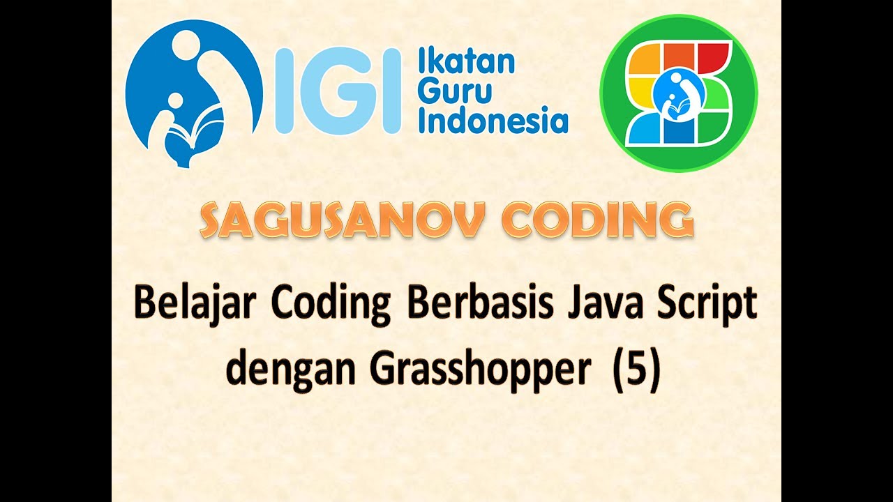 Sagusanov Coding Grasshopper 5 Operator - YouTube