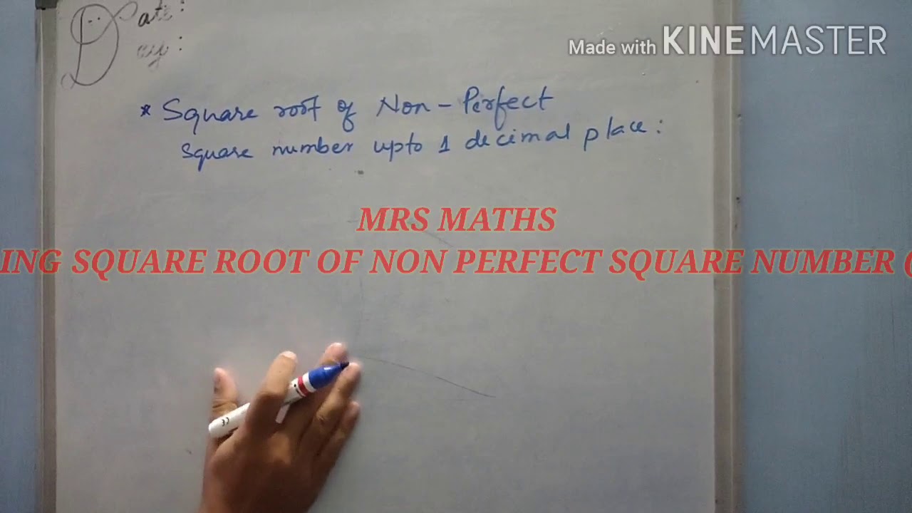Finding square root of non perfect square number upto 1 decimal place ...