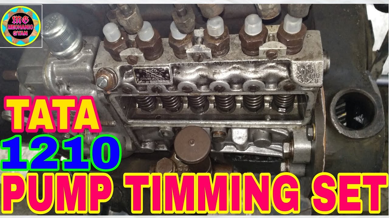 How To Pump Timming Fitment For Tata 1210, By Mechanic Gyan, ll in ...