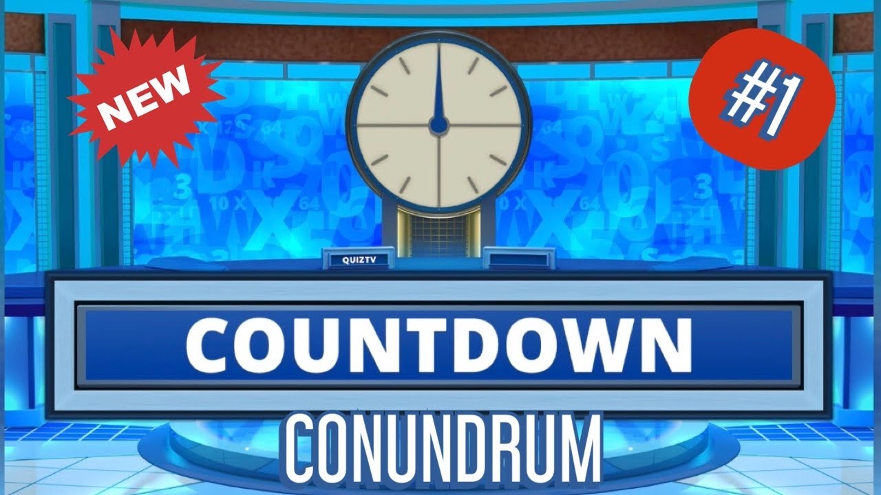 Countdown Conundrum #1 Can you Solve It In Time? #countdown #braintrain ...