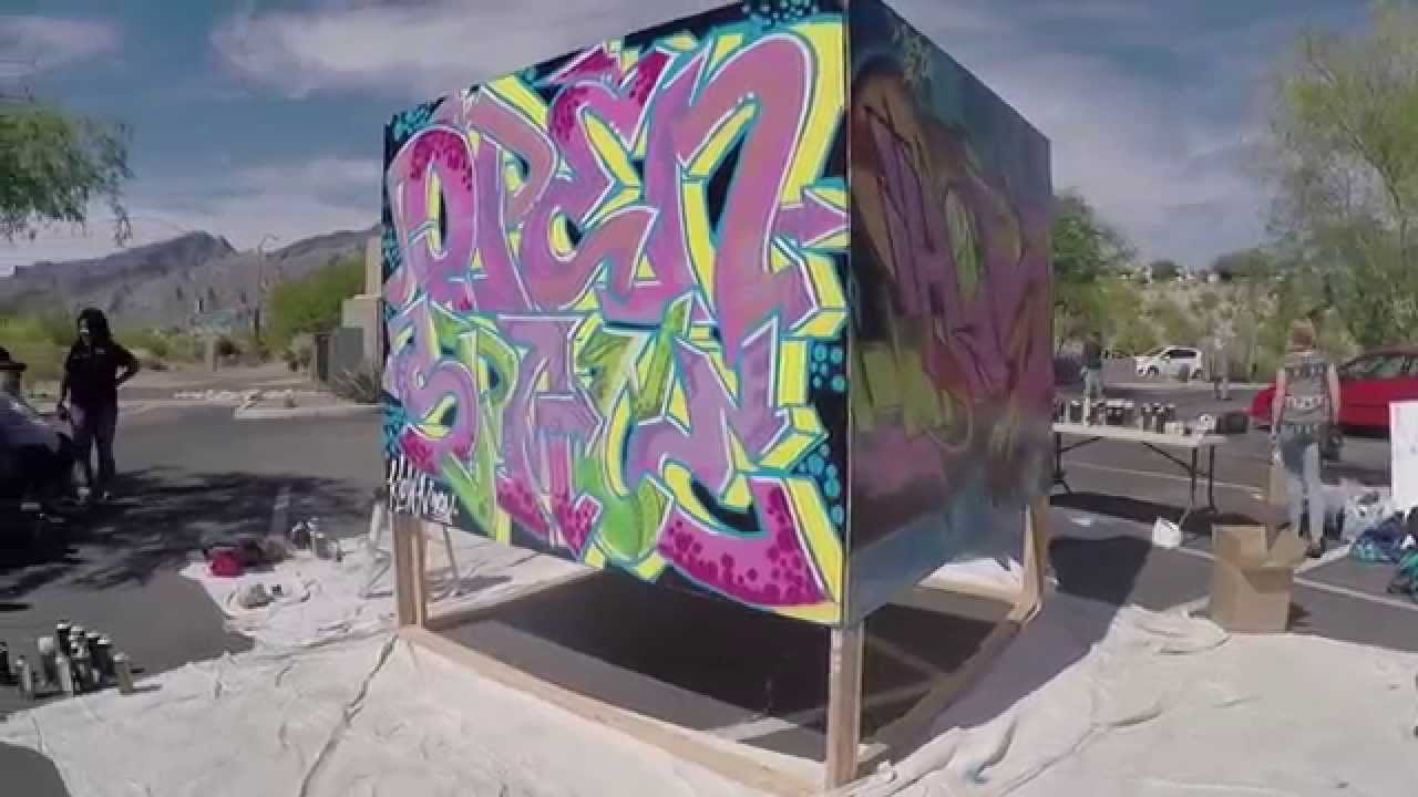 Graffiti Art Show - short clip #1 - YouTube