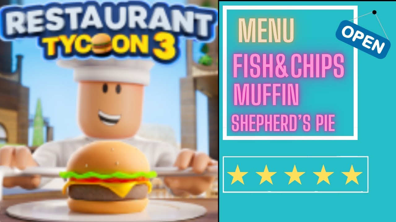 I opened my own restaurant - restaurant tycoon 3 - YouTube