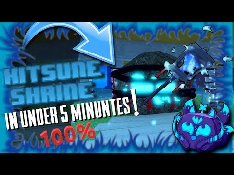 *100% SPAWN*BEST WAY TO SPAWN THE KITSUNE SHRINE | BLUE MOON EVENT IN ...