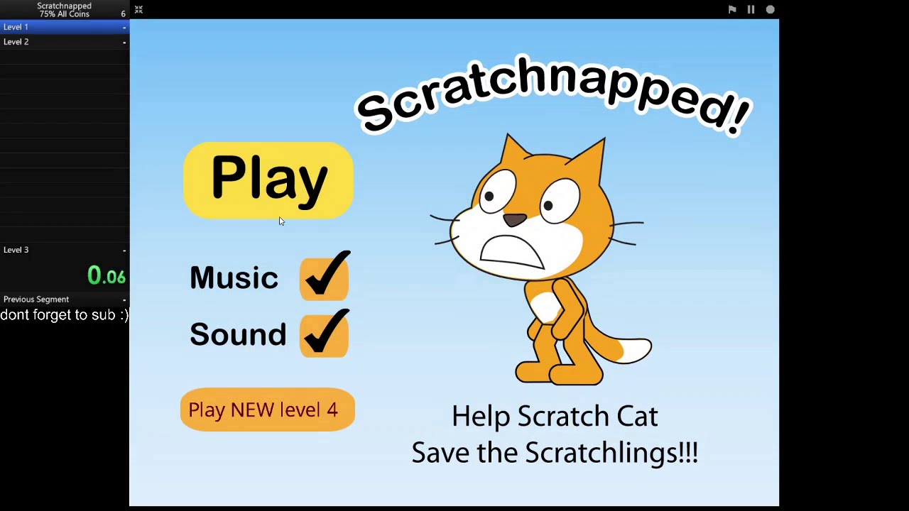 (Scratch) Scratch 75% All Coins in 3:08 - YouTube