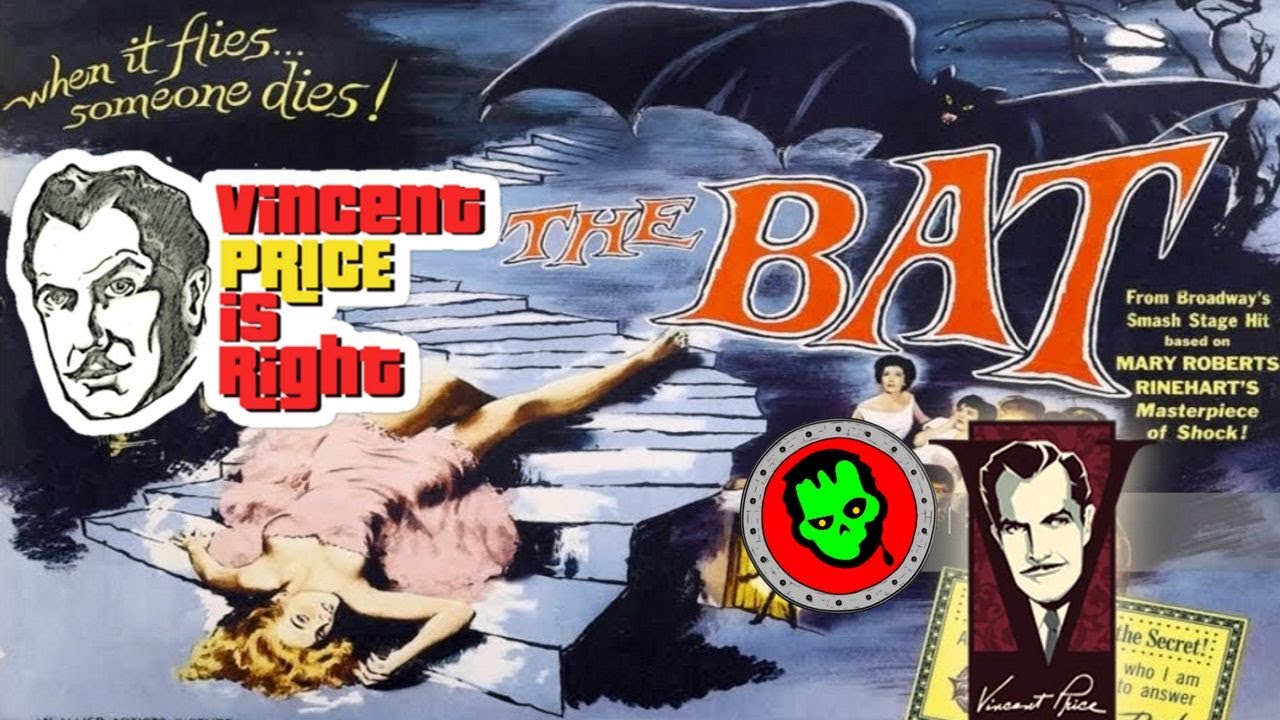 The Bat 1959 starring Vincent Price, Agnes Moorehead, Gavin Gordon and ...