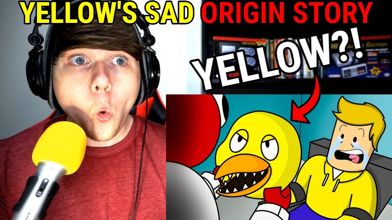 YELLOW's SAD ORIGIN STORY... (Cartoon Animation) @GameToonsOfficial ...