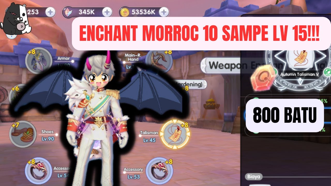 ENCHANT MORROC 800 BATU DARI 10 - 15!!! RAGNAROK X NEXT GENERATION ...
