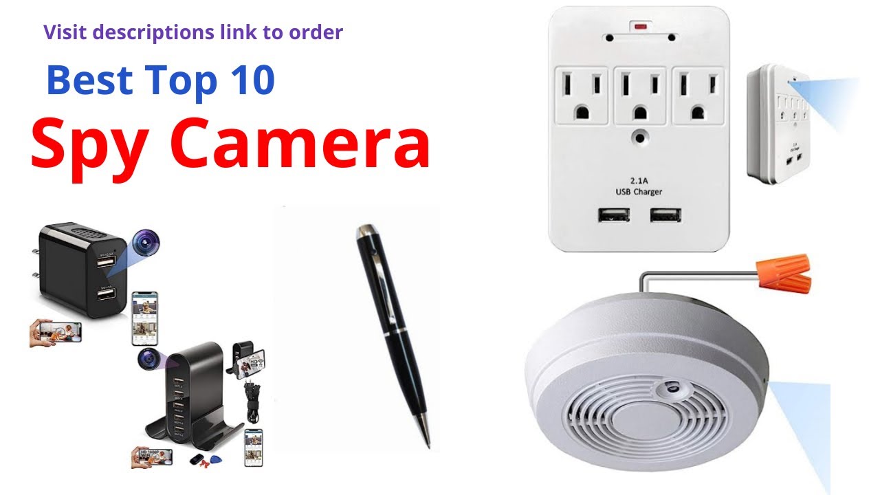 Spy Camera || Best Qualities Top 10 Spy Camera - YouTube