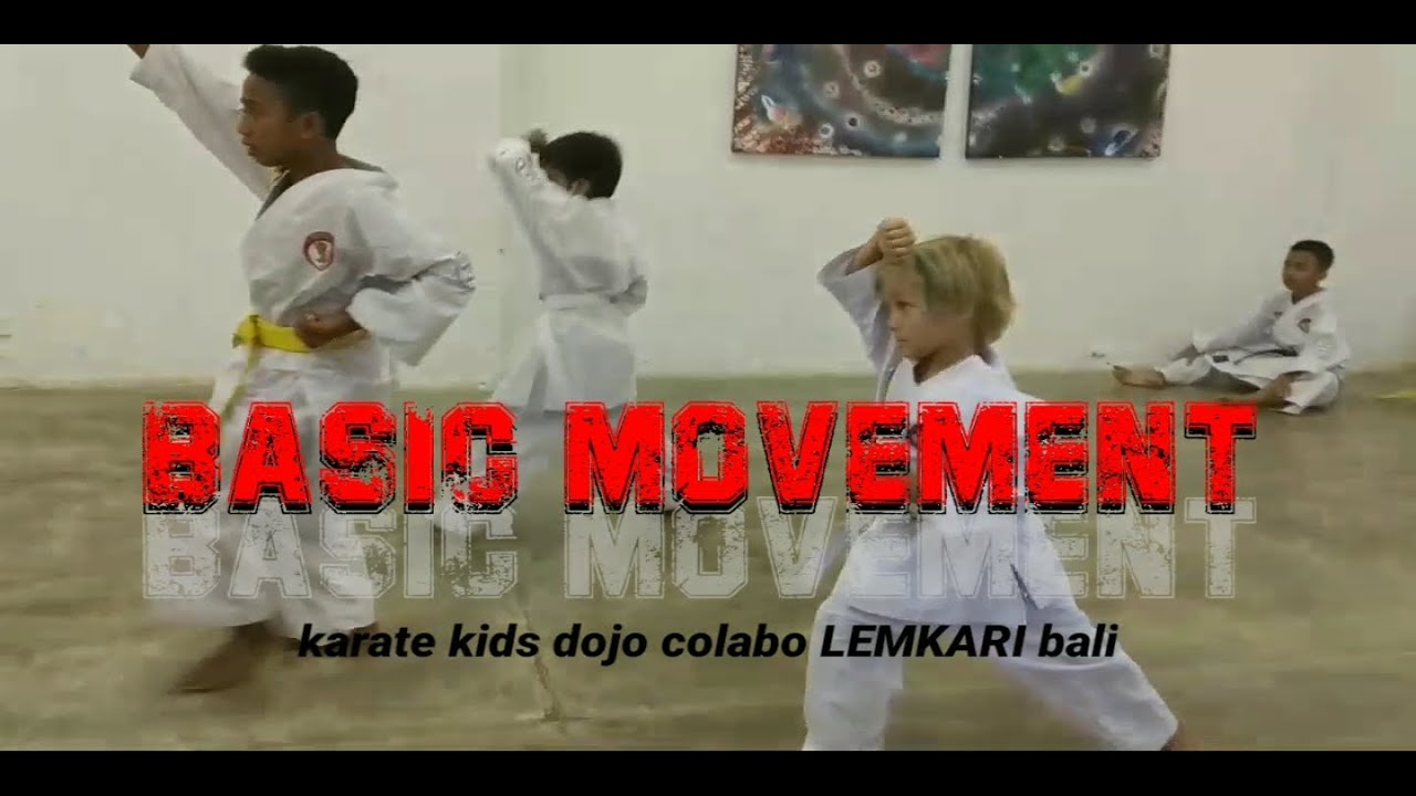 GERAKAN DASAR KARATE | KARATE KIDS - YouTube