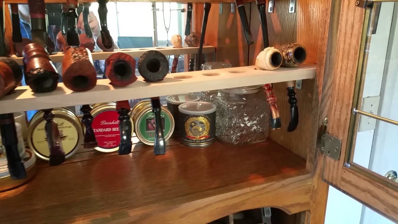 Pipe Smoking: Pipe Cabinet Progress. - YouTube