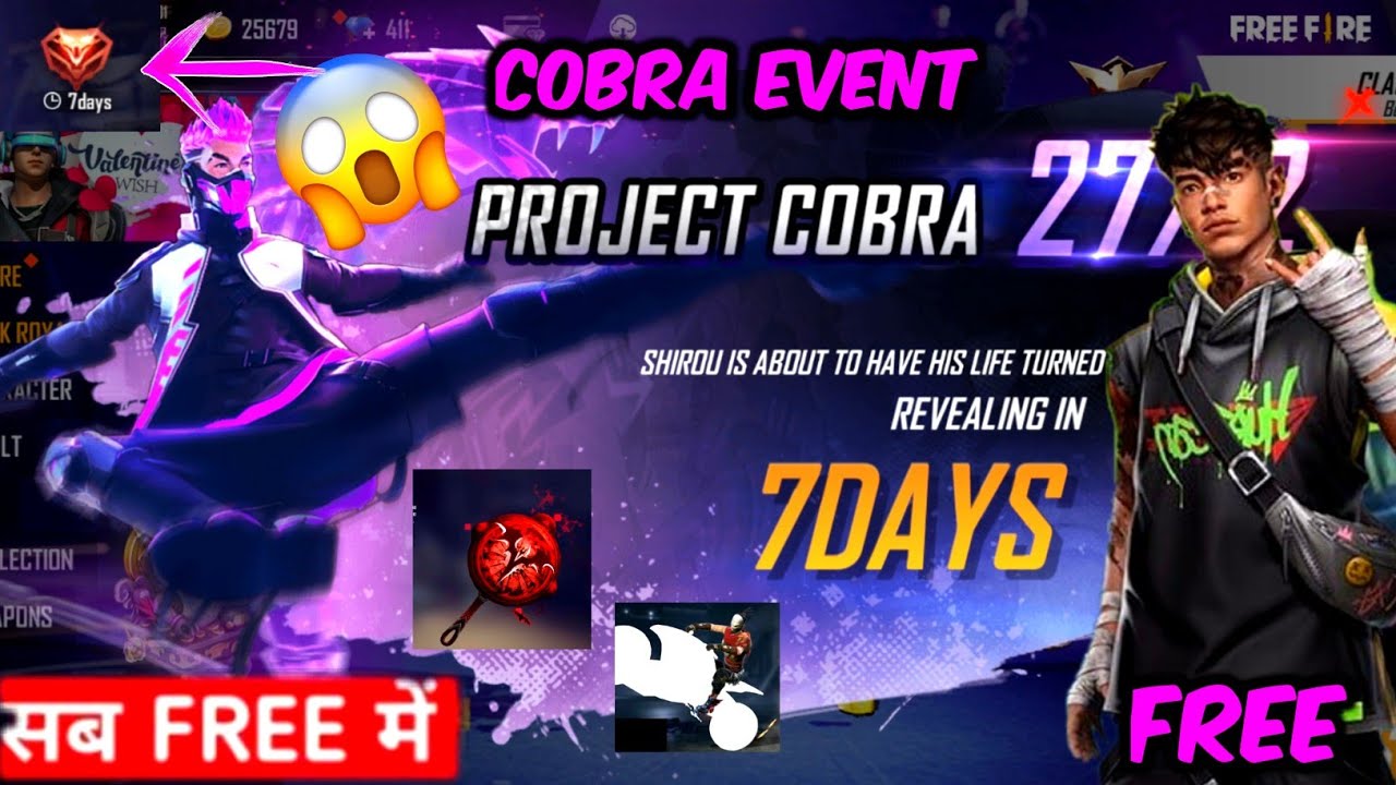 project cobra event free fire |free fire new event |free fire cobra ...