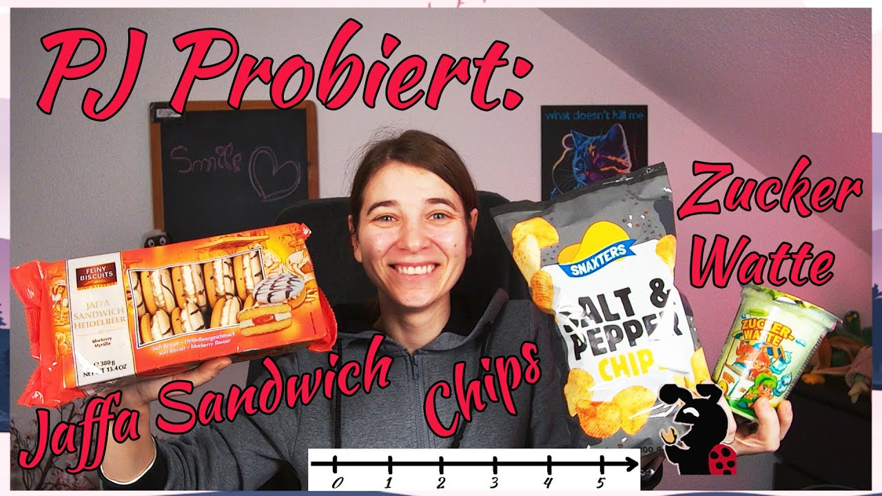 Jaffa Sandwich Heidelbeere, Zuckerwatte und Salt & Pepper Chis - YouTube