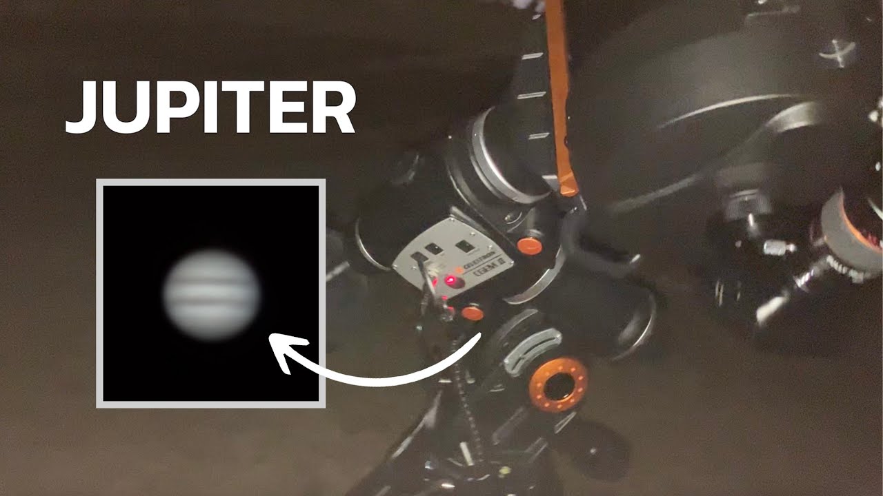 Celestron C8 Telescope First Light: JUPITER - YouTube