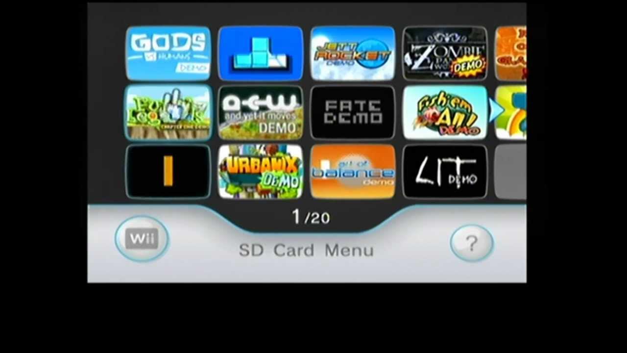 WII Menu - YouTube