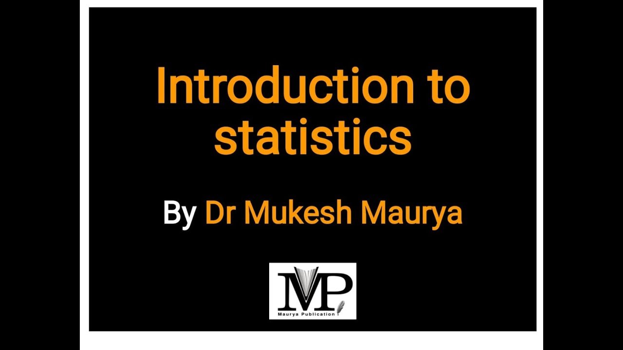 Introduction to Statistics - YouTube