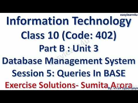 Class 10 | Code 402 | Database Session 5 Exercise Solution | Fully ...