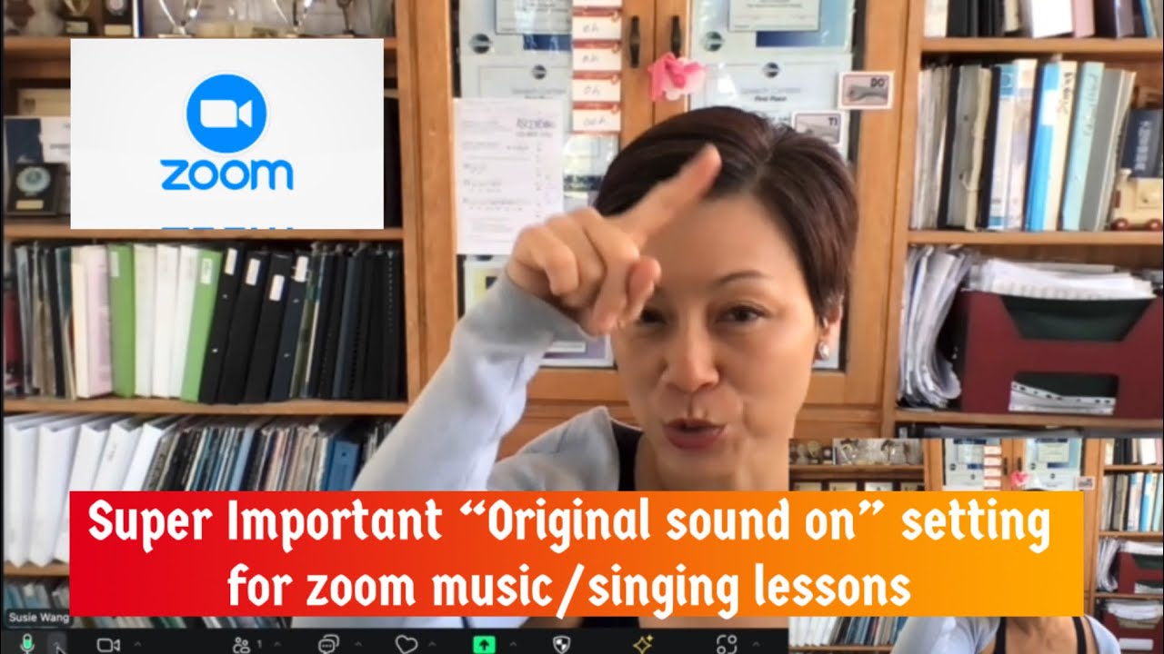 SUPER IMPORTANT!!Turn on the “ORIGINAL SOUND ON” for your Zoom Music ...