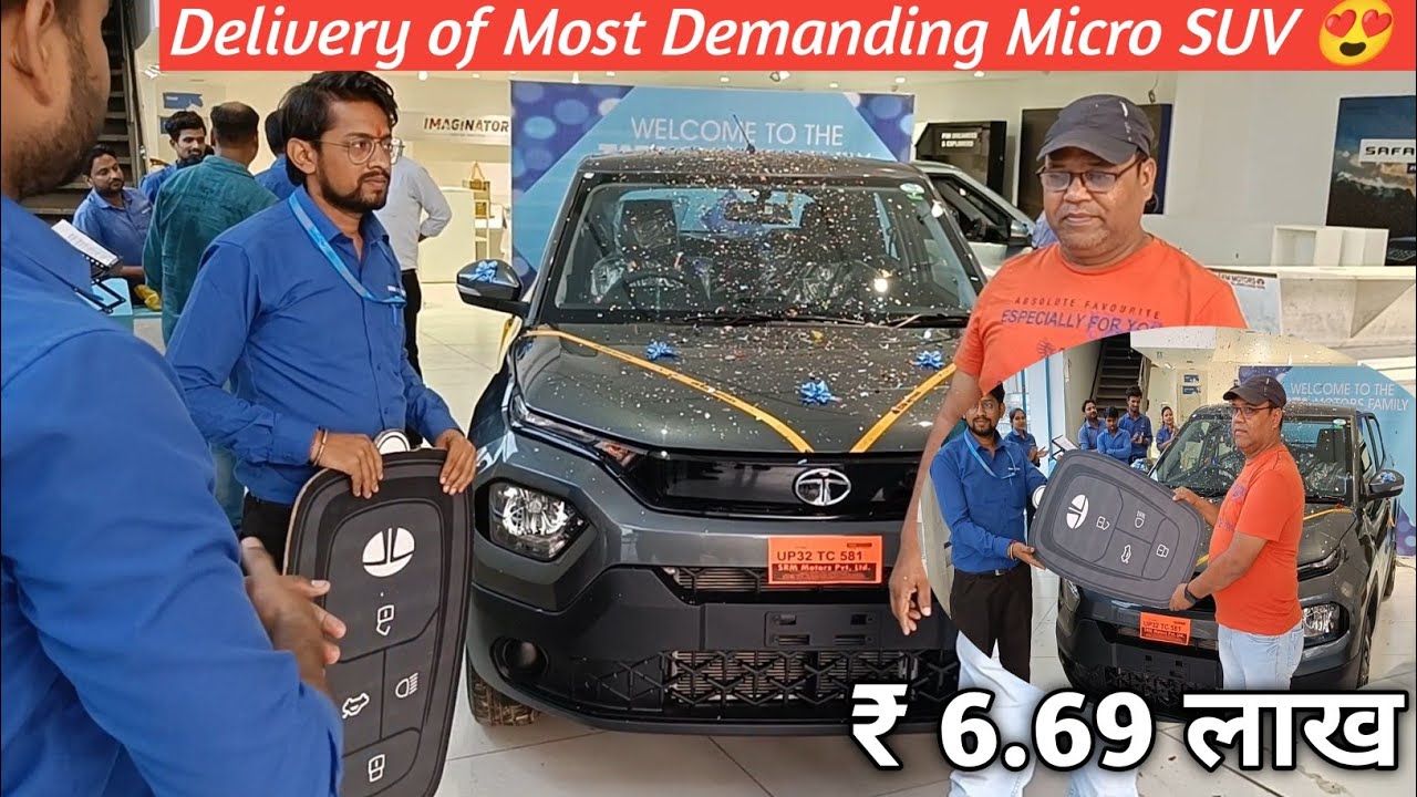 Delivery of Most Demanding Micro Suv Car 🔥 | Tata कि Top Selling Micro ...