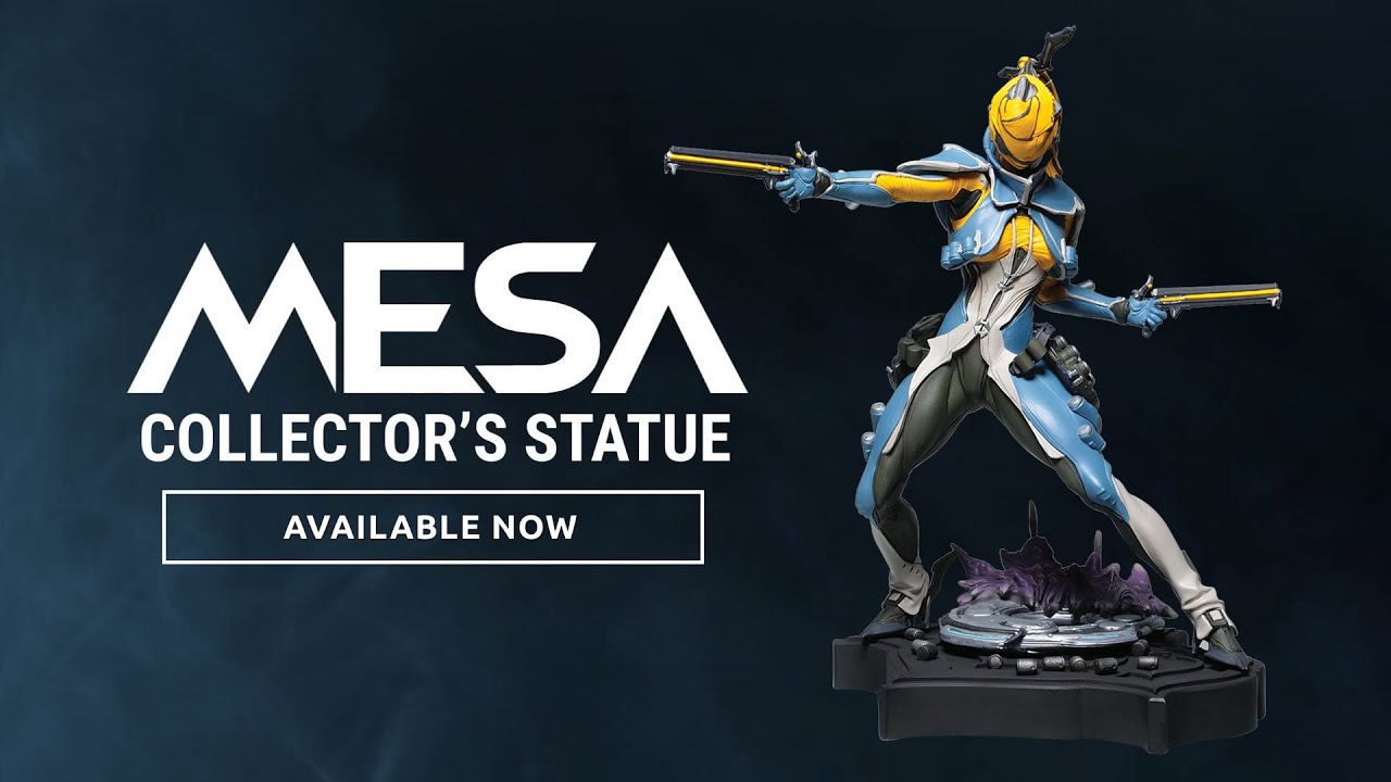 Warframe | Mesa Statue Collection - Available Now! - YouTube