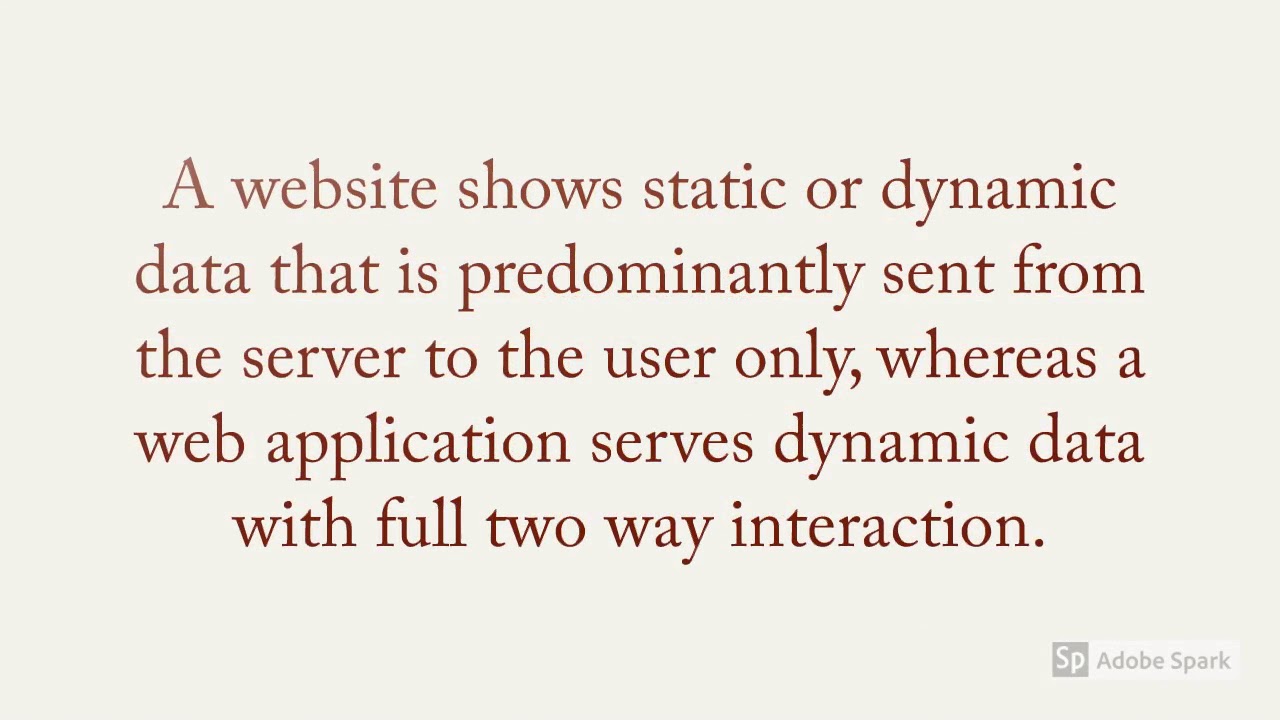 Difference Between Website And Web Application YouTube difference-between-website-and-web-application-youtube