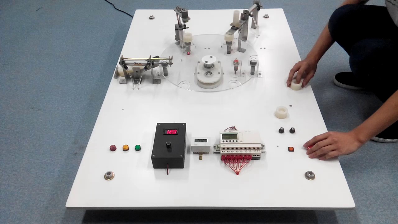 Rotary Indexer Table berbasis PLC - Created by Davin Joramsa - YouTube