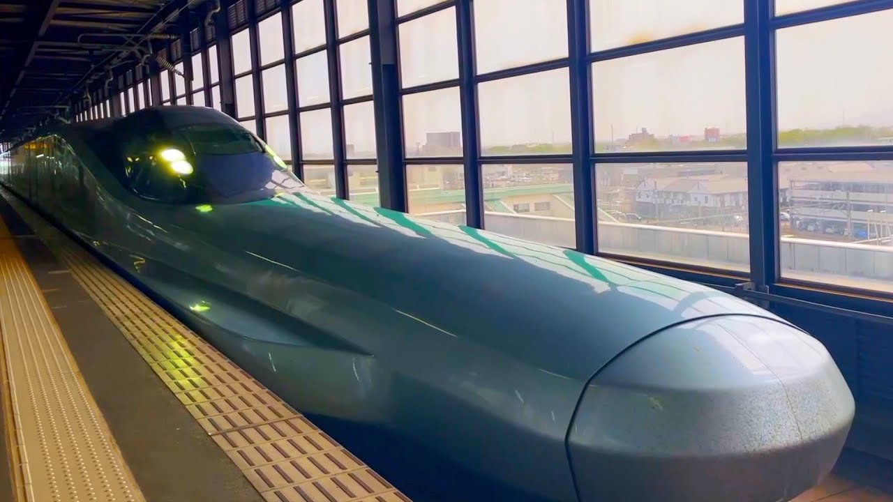 ALFA-X 盛岡駅 experimental Shinkansen - YouTube