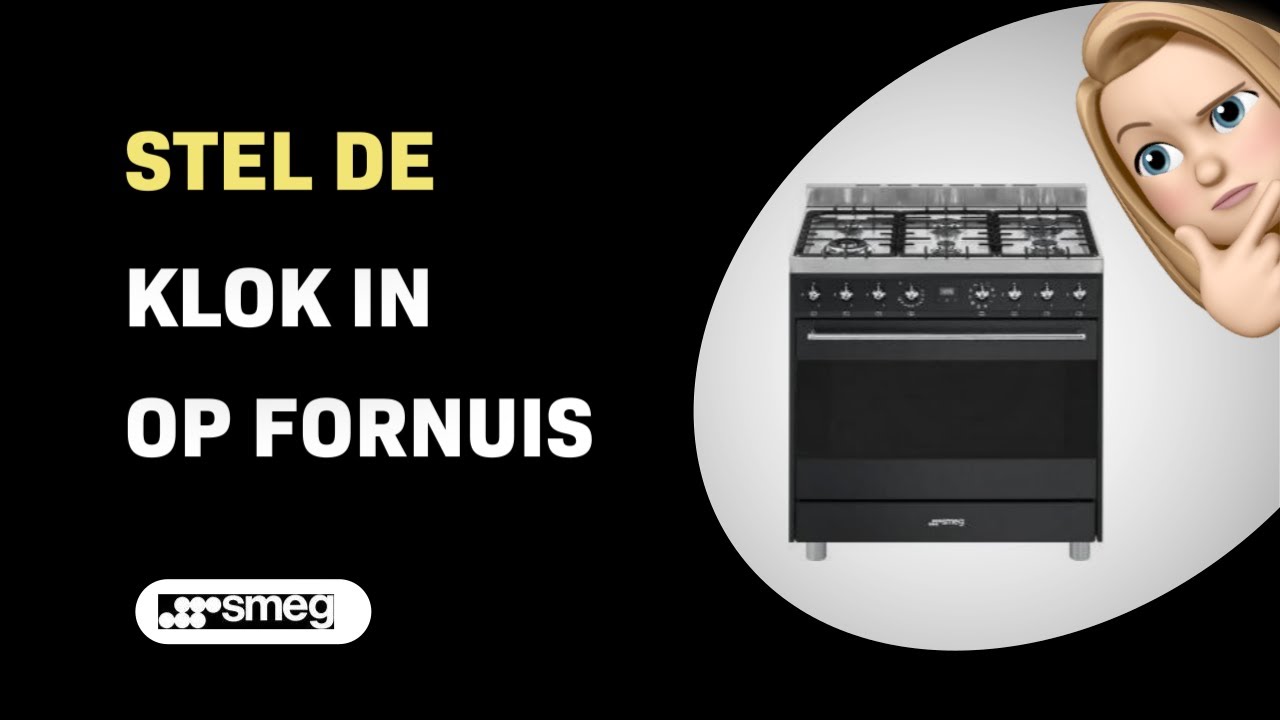 Hoe stel je de klok in op je Smeg C9GMA9 fornuis - YouTube