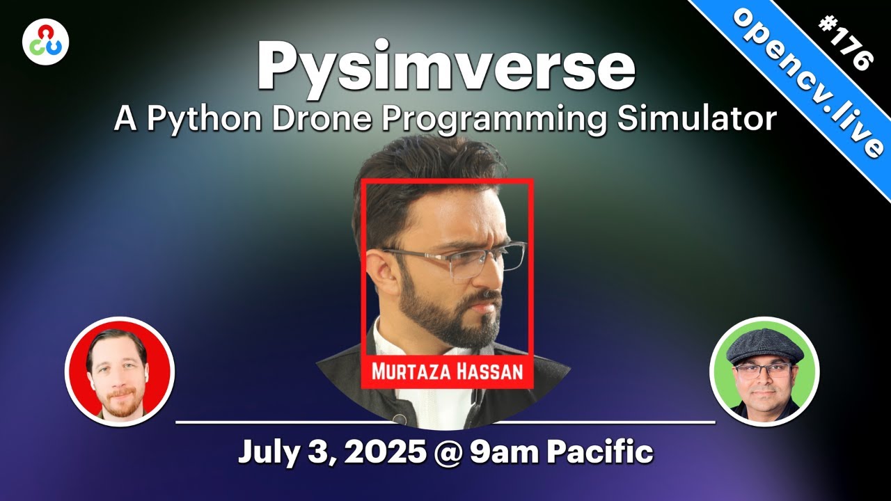 Pysimverse, A Python Drone Programming Simulator - OpenCV Live 176 ...