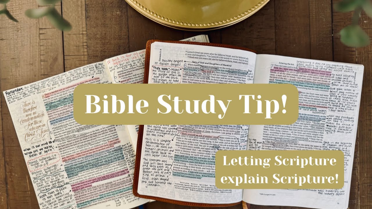 Bible Study Tip! Letting Scripture explain Scripture | ESV Illuminated ...