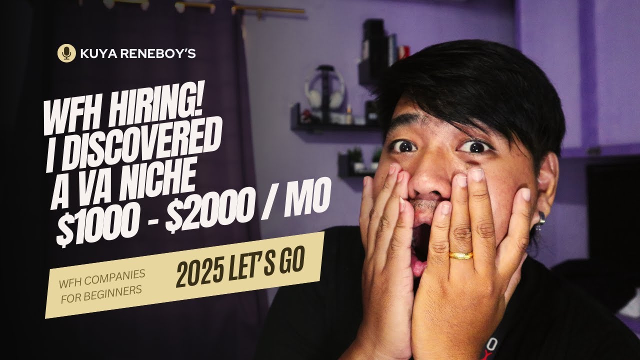 WFH HIRING! I DISCOVERED A VA NICHE FOR YOU! HOME-BASED SERIES NI KUYA ...