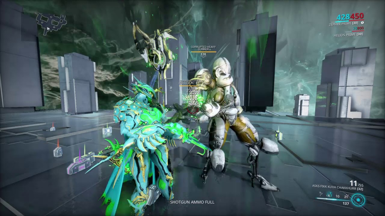 Zepher Tesla Nervos Nuke, Warframe_Helminth build - YouTube