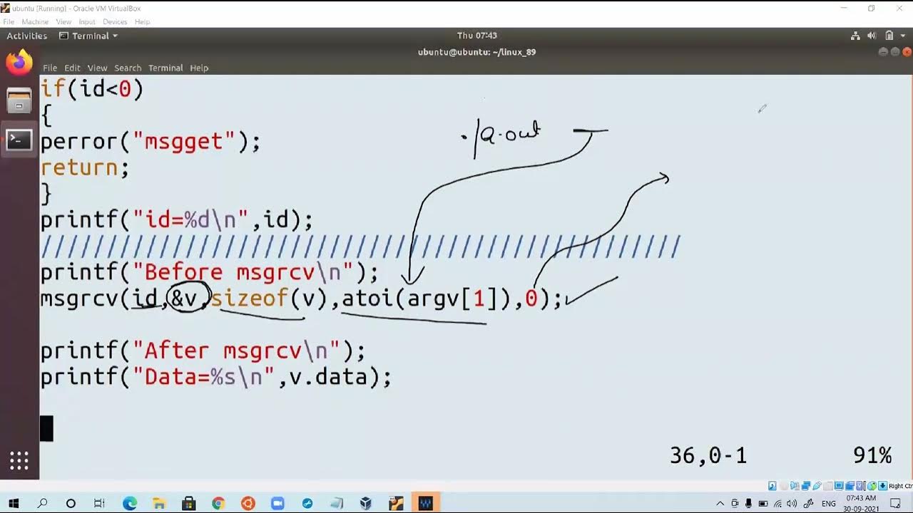 30/09 ipc message queue - YouTube