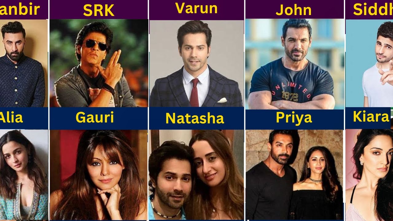 Wife Of Bollywood Actors | Bollywood Actors Wife - YouTube