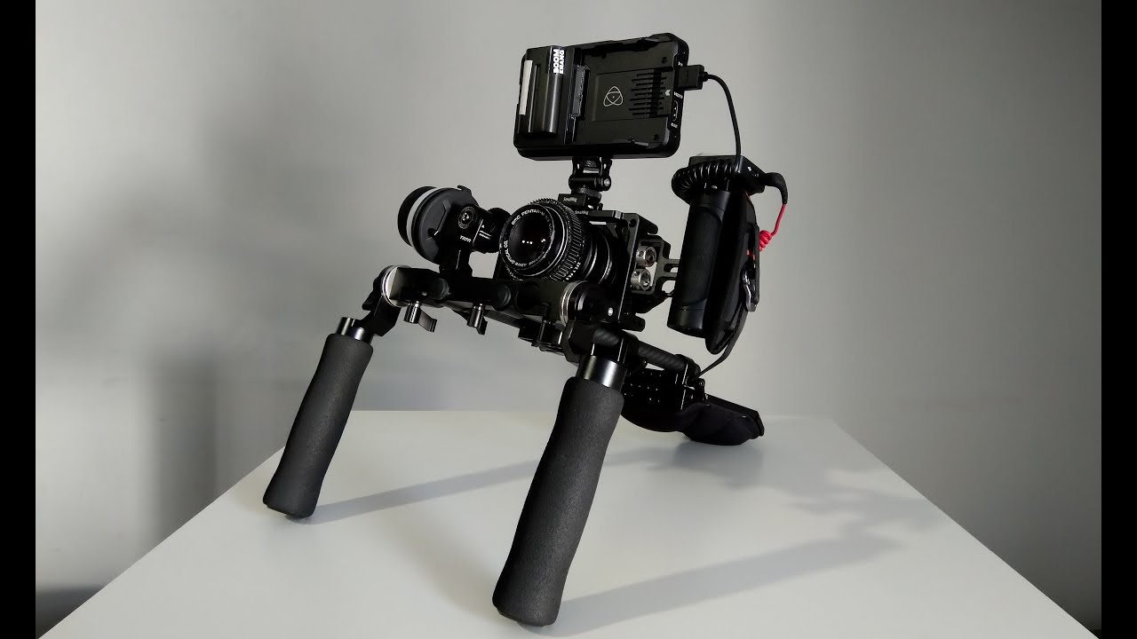 Shoulder Rig \\ Sony a6500 + Atomos Ninja V + Rode Wireless GO // 2 ...