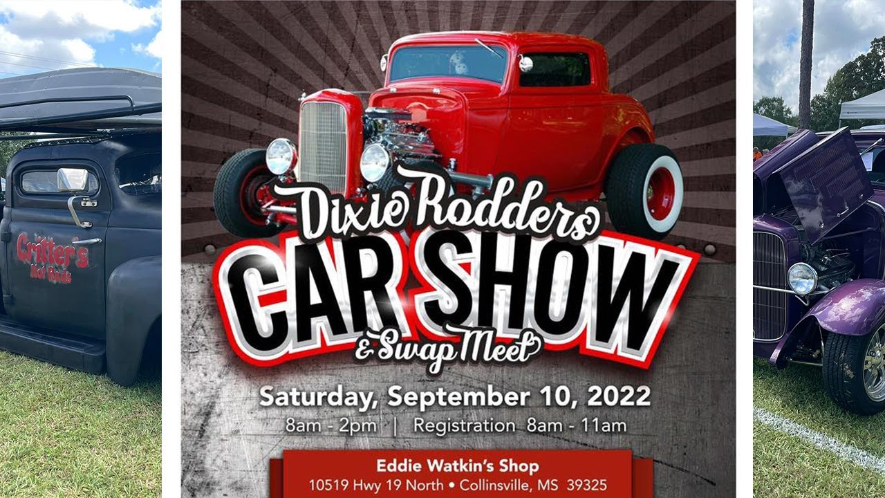 Dixie Rodders Car Show 2022 - YouTube