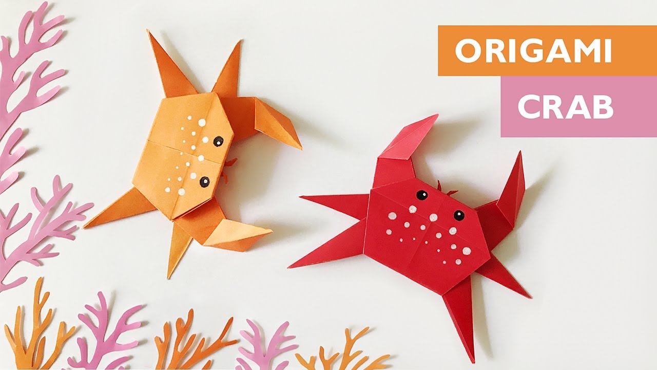 Origami CRAB | Origami Animals - YouTube