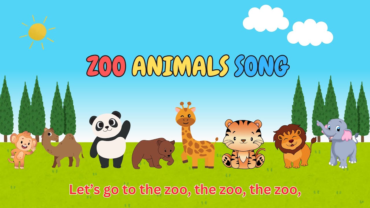 Zoo Animal Song | Nursery Rhymes | Purple Panda Rhymes - Nursery Rhymes ...