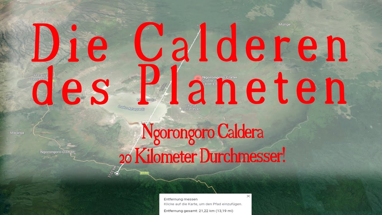 Die Vulkan Calderen des Planeten - 1. Ngorongoro Caldera Tansania - YouTube