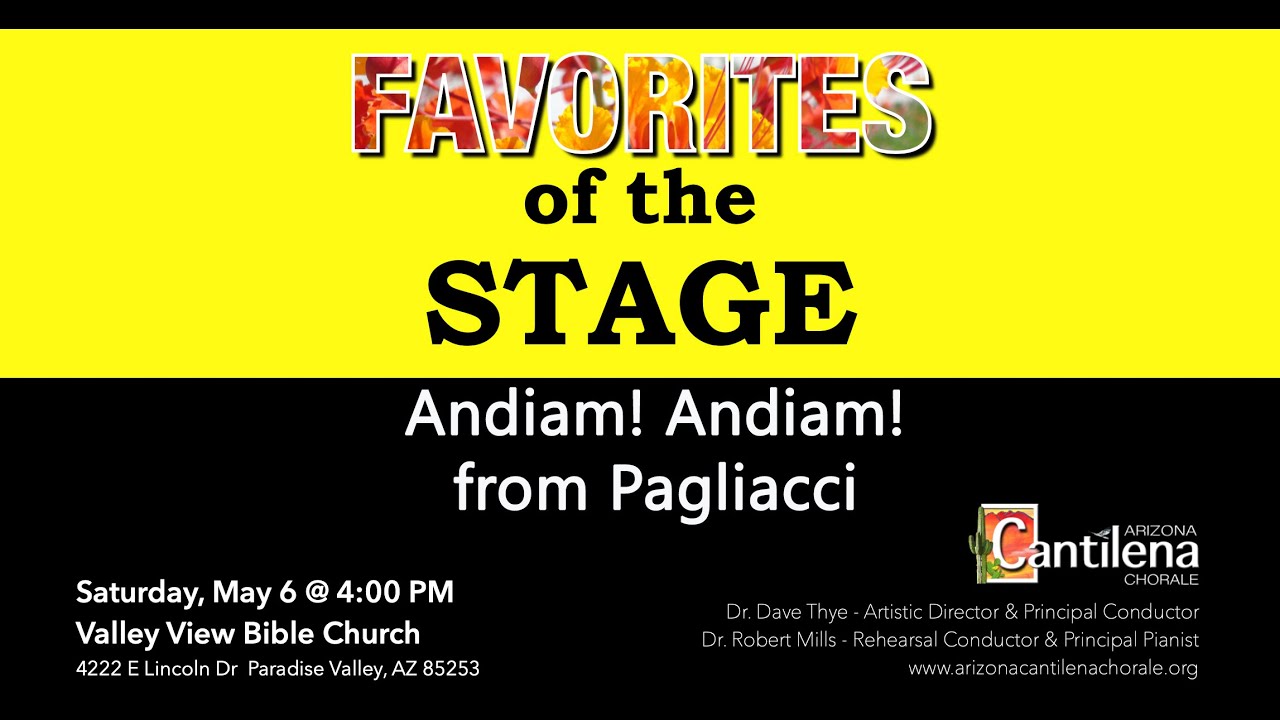 Andiam! Andiam! from Pagliacci - YouTube