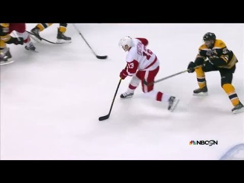 Pavel Datsyuk rips a beauty past Rask