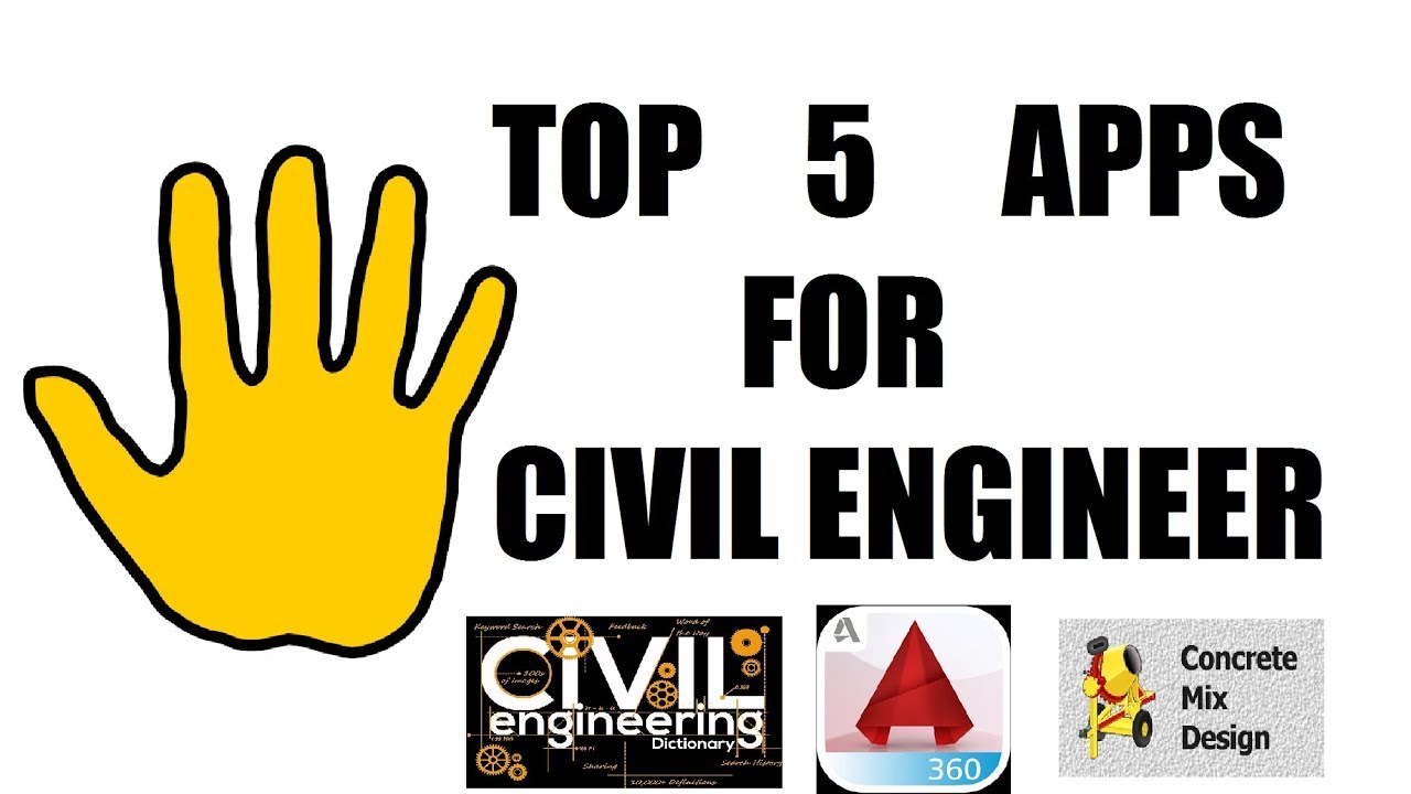 TOP 5 APPS FOR CIVIL ENGINEER !! - YouTube