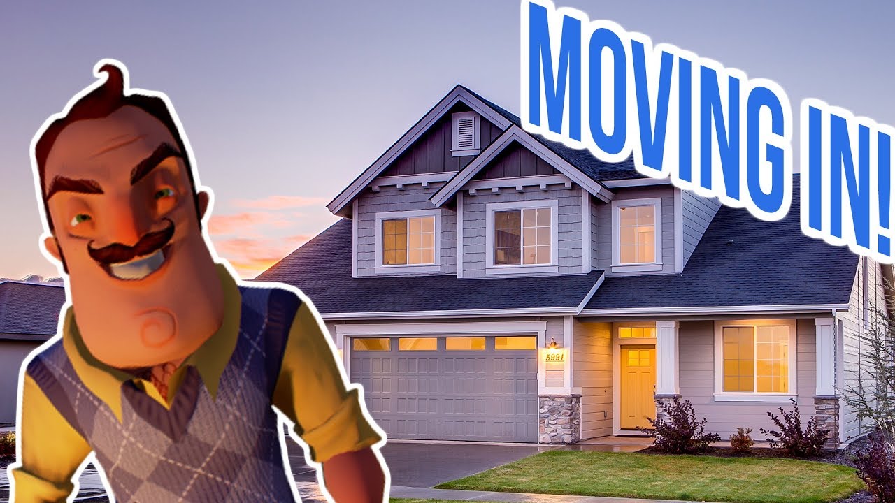 Hello Neighbor Part 1- MOVING IN! - YouTube