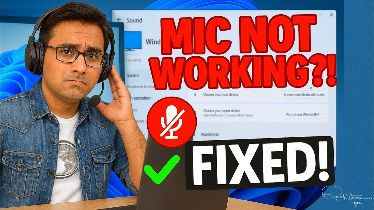 How to Fix Headset Mic Not Working in Windows 11! | Quick Solution for ...