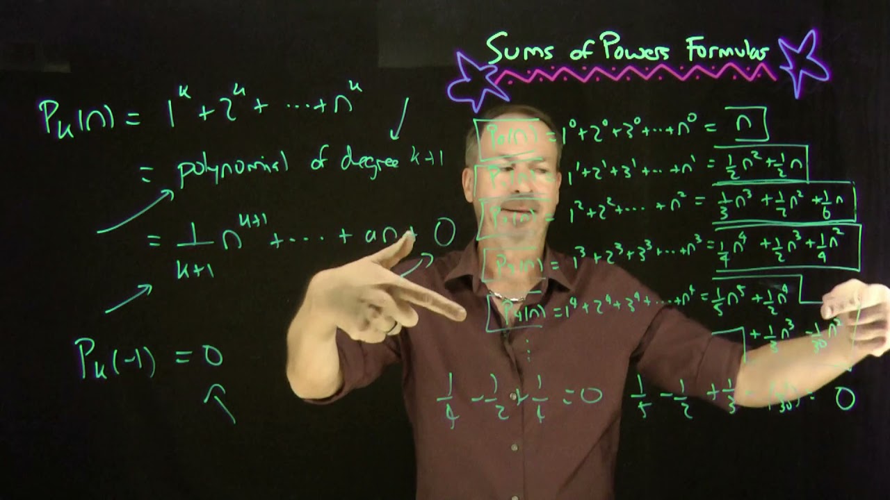 Sums Of Powers Formulas YouTube